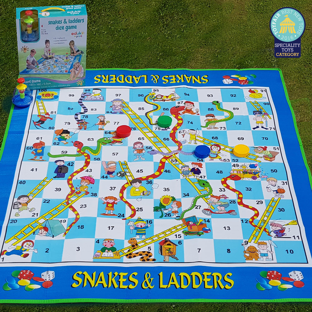 Snakes & Ladders Dice Game – Large | Eduspace Supplies